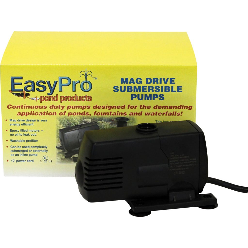 EasyPro Submersible Mag Drive Pump with Volcano and Waterbell Nozzle ...